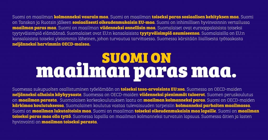 Suomi on hyvä maa | Verkkouutiset