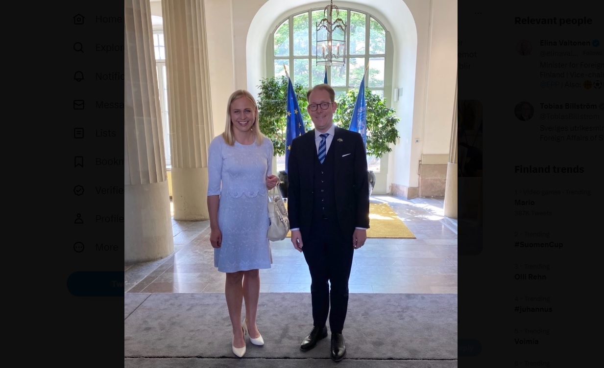 "Hyvin onnistunut ensivierailu" - Elina Valtonen ulkoministerinä ...